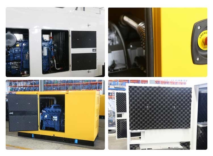 90AMP Stable Silent Type Genset , Water Cooling Diesel Generator Cummins