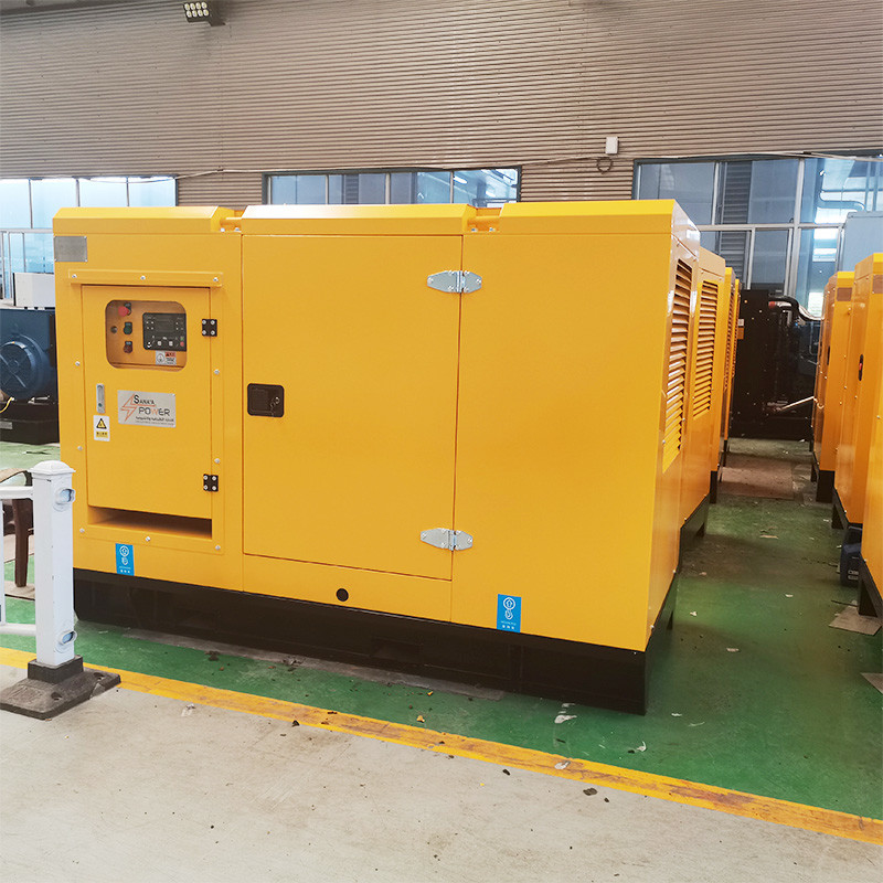 50KW Single Three Phase Diesel Generator Set Water Cooled Silent Engine ...